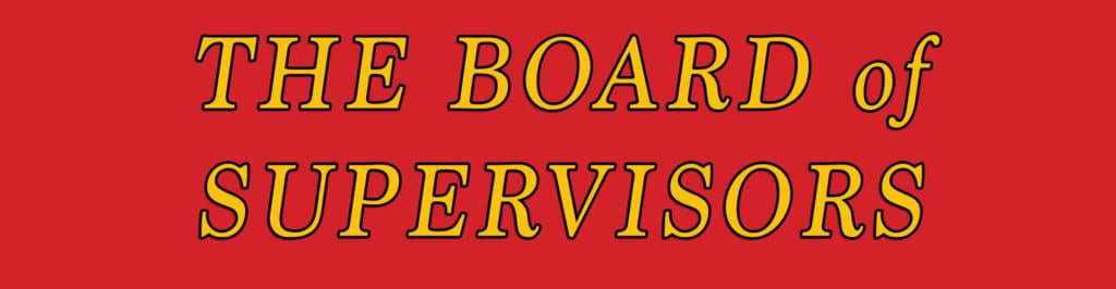 The Board of Supervisors